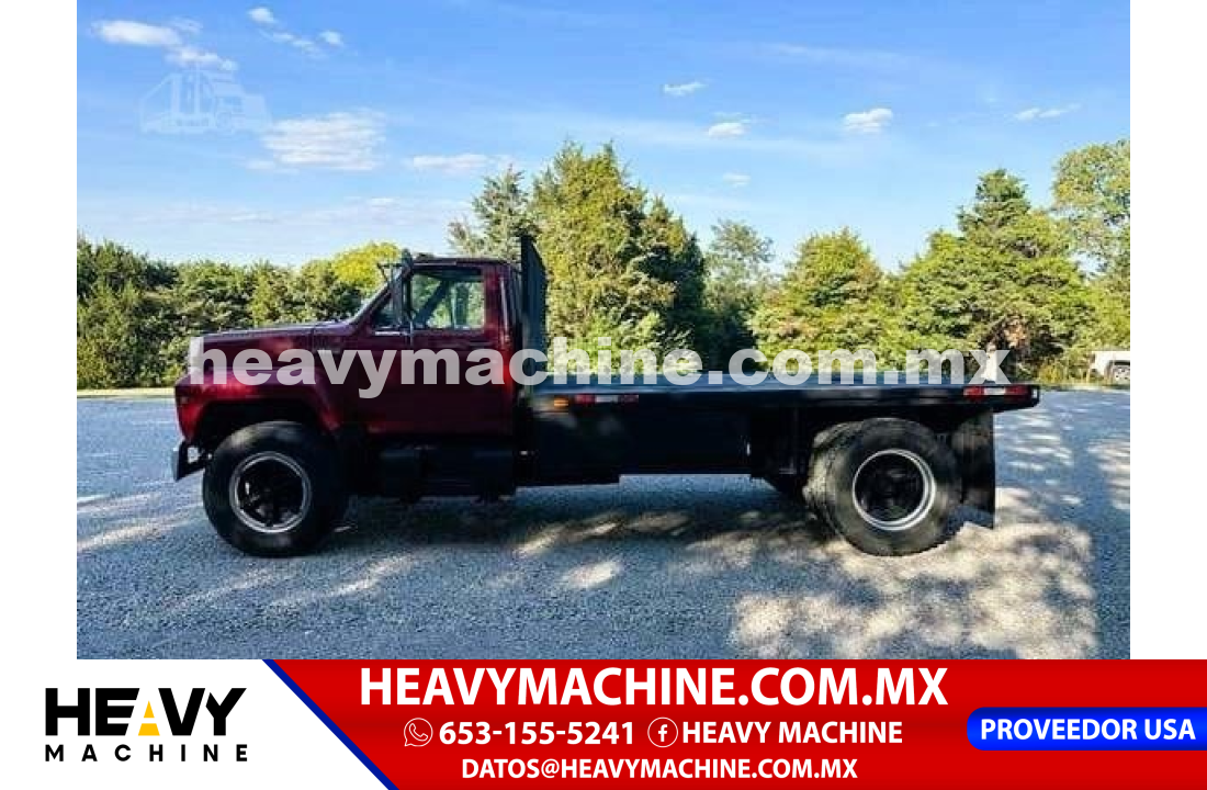 Camión Plataforma 1989 Ford F600 en venta